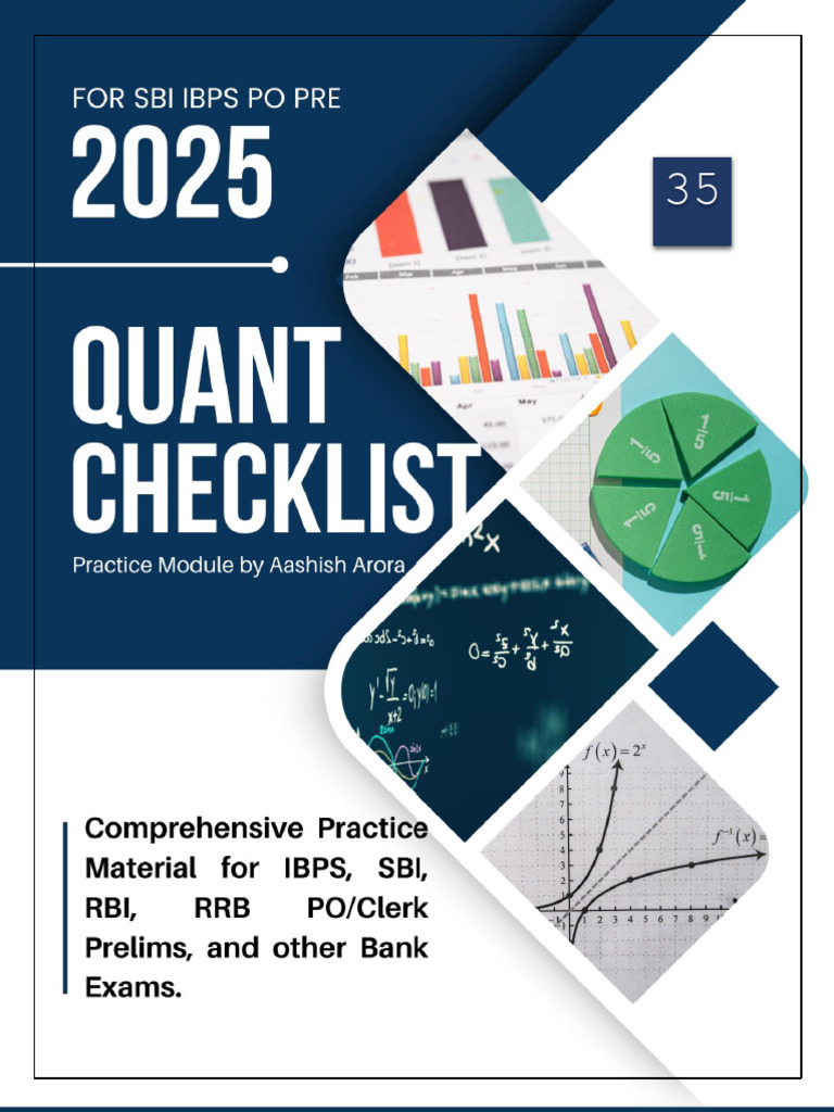 Quant Prelims Checklist 35 | PDF | Mathematics