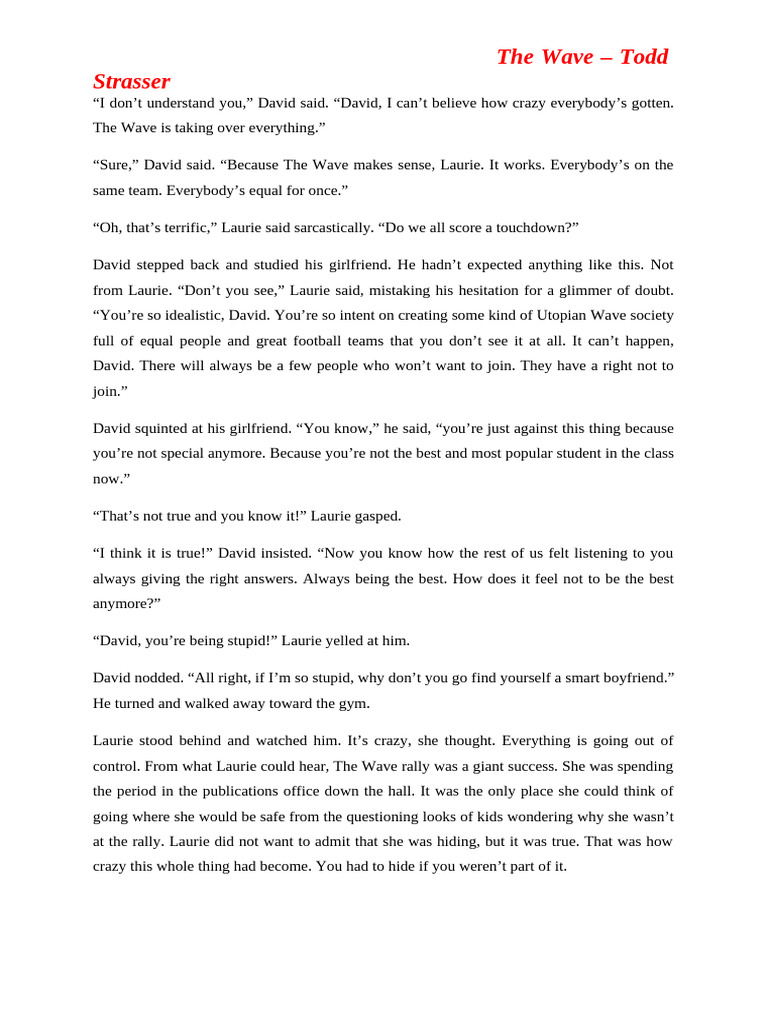 Sample Extract For The Final IA | PDF