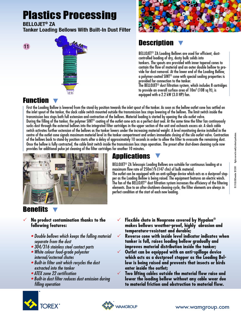 Ds Plasticsprocessing Bellojet Za 1214 Eng | PDF | Filtration | Oil Tanker