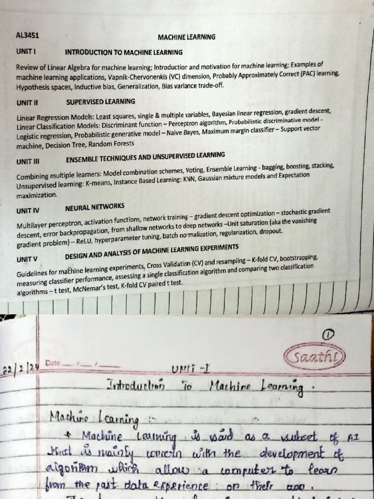 《ML NOTES》 | PDF