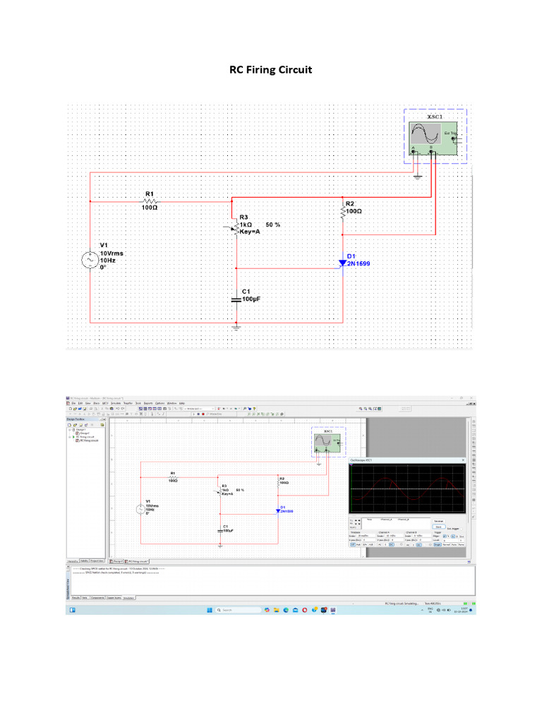 RC Firing Circuit | PDF