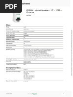 Acti9 NG125L Circuit Breaker Specs | PDF | Electric Power | Electronics
