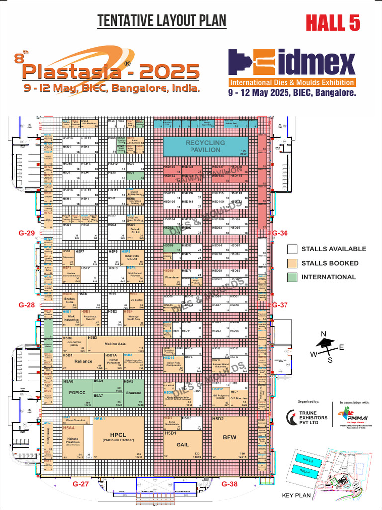 Plastasia 2025 Exhibition Layout Plan | PDF | Building Materials ...