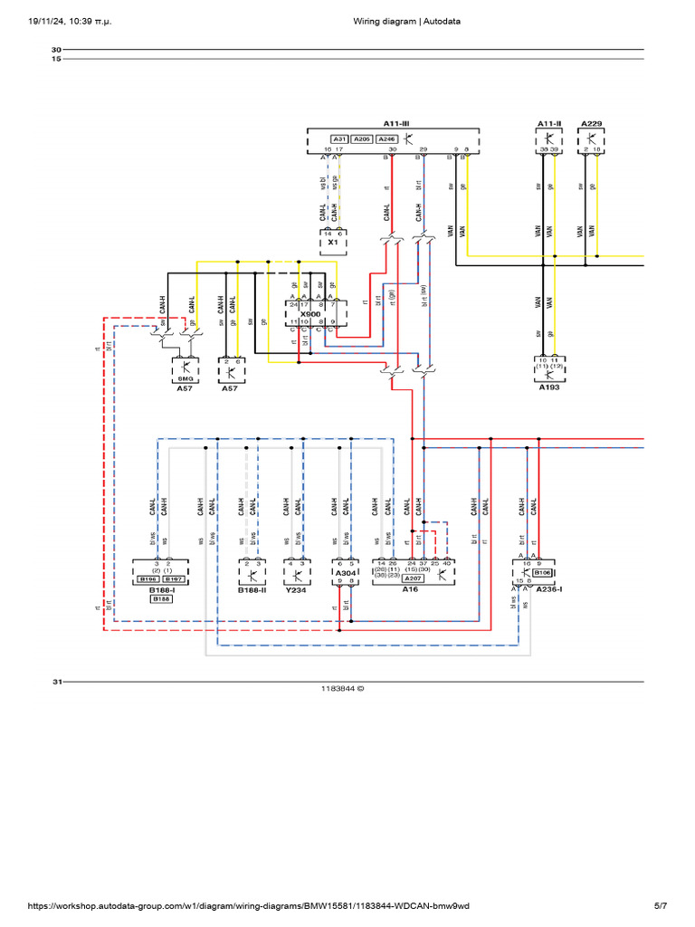 Wiring Diagram BMW E60 - 5-6 | PDF