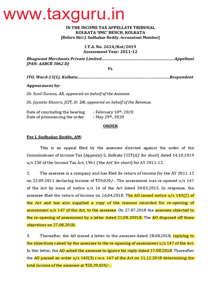 Tax Tribunal Appeal Analysis | PDF | Taxes