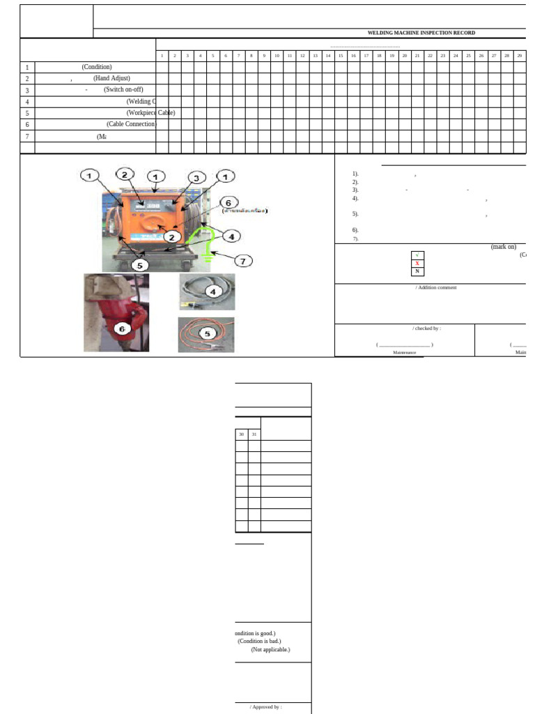 ESP-SAFETY-045-00__Welding_Machine_Monthly_Inspection_-_Copy | PDF