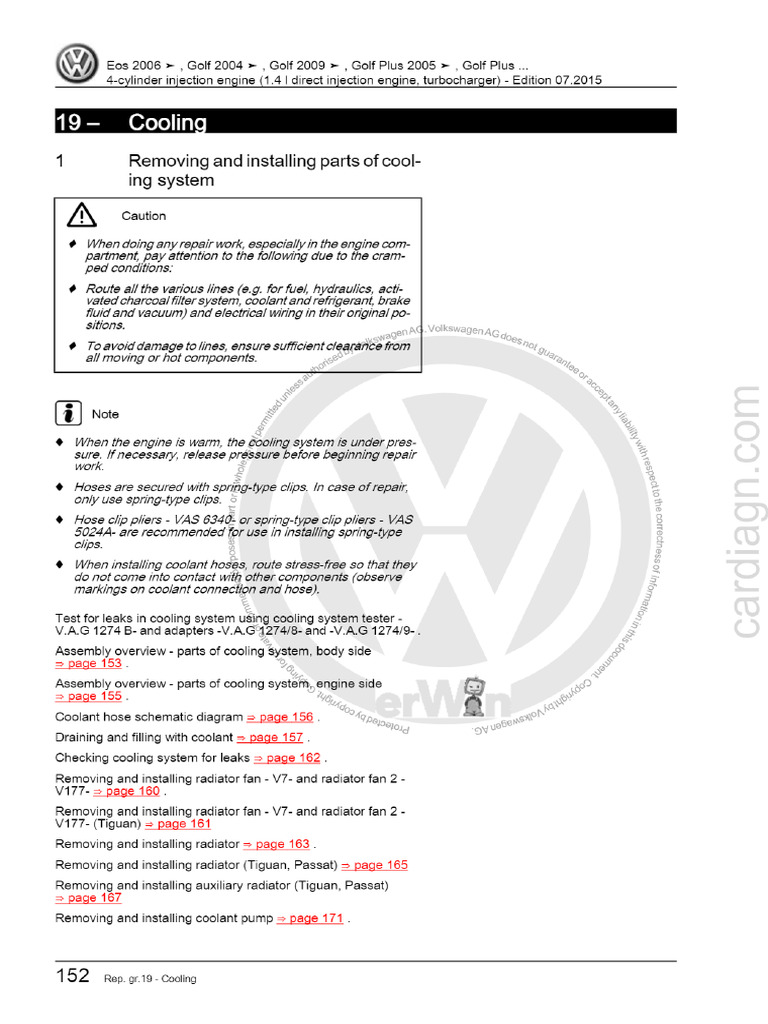 19-Cooling - Engine ID - CAXA, CMSB | PDF
