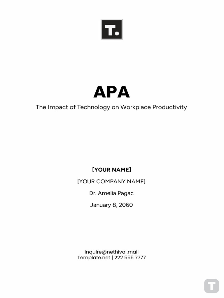 Free APA Template | PDF