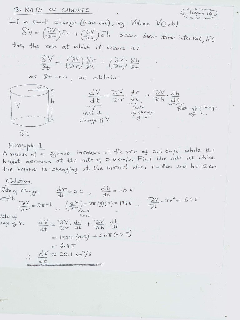 Mat 291 Lesson 14 | PDF