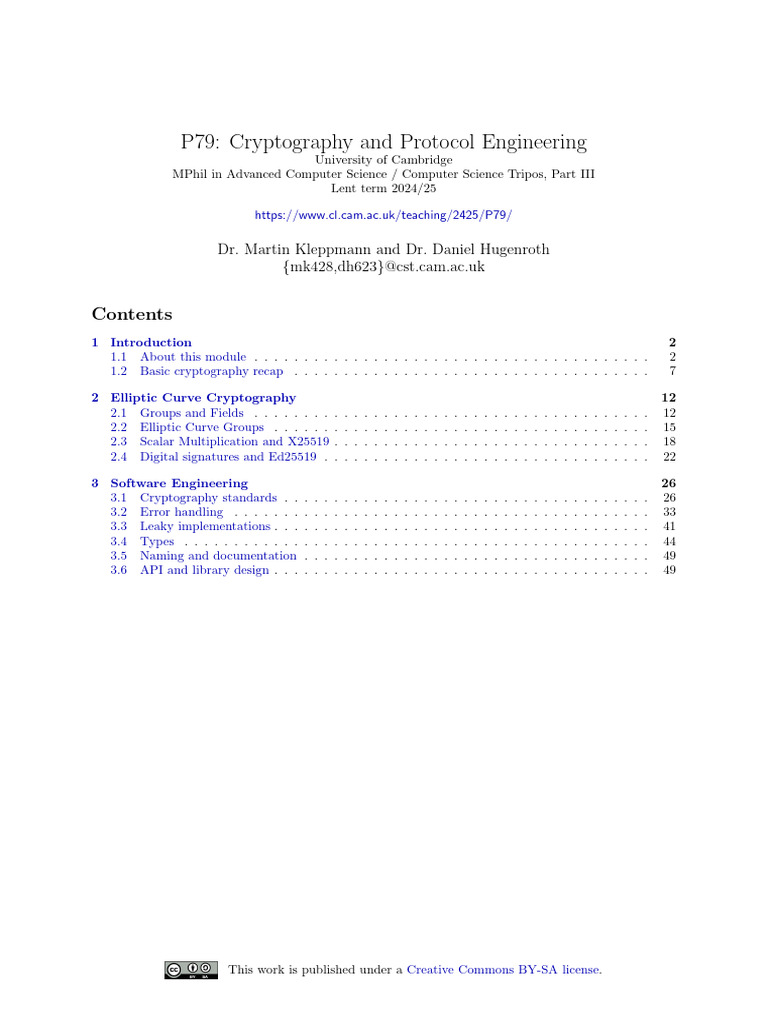 Cryptography Module for CS Students | PDF | Field (Mathematics ...