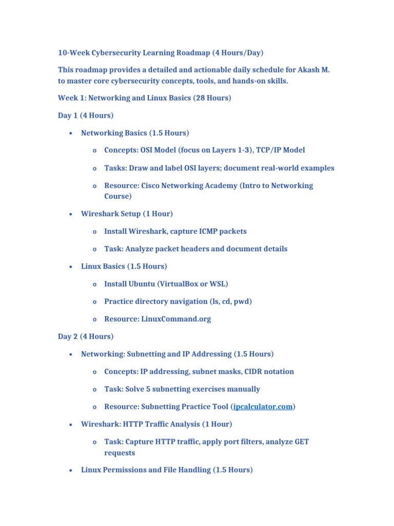 Cyber Security Roadmap Pdf Cryptography Transmission Control Protocol