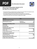 Barclays Premier Current Account Fees | PDF | Transaction Account ...