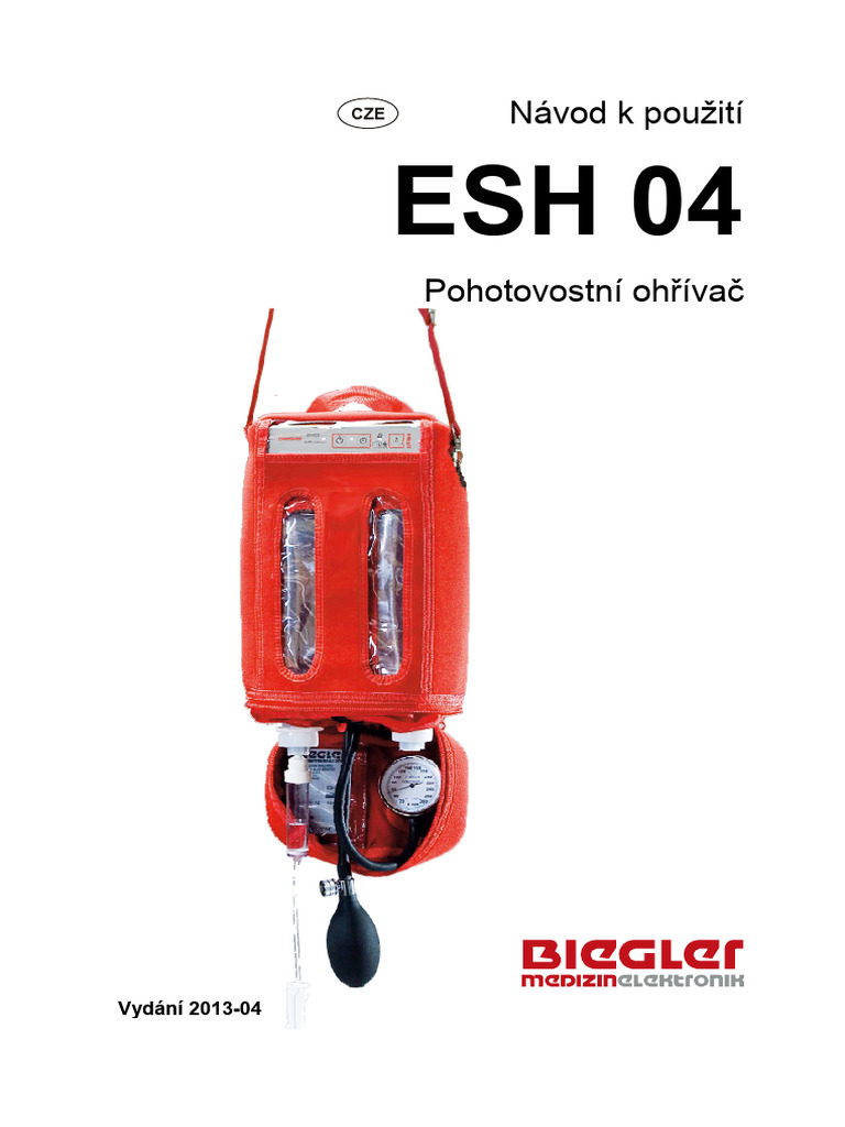 Usermanual ESH 04 CZE 2013 - 04 | PDF
