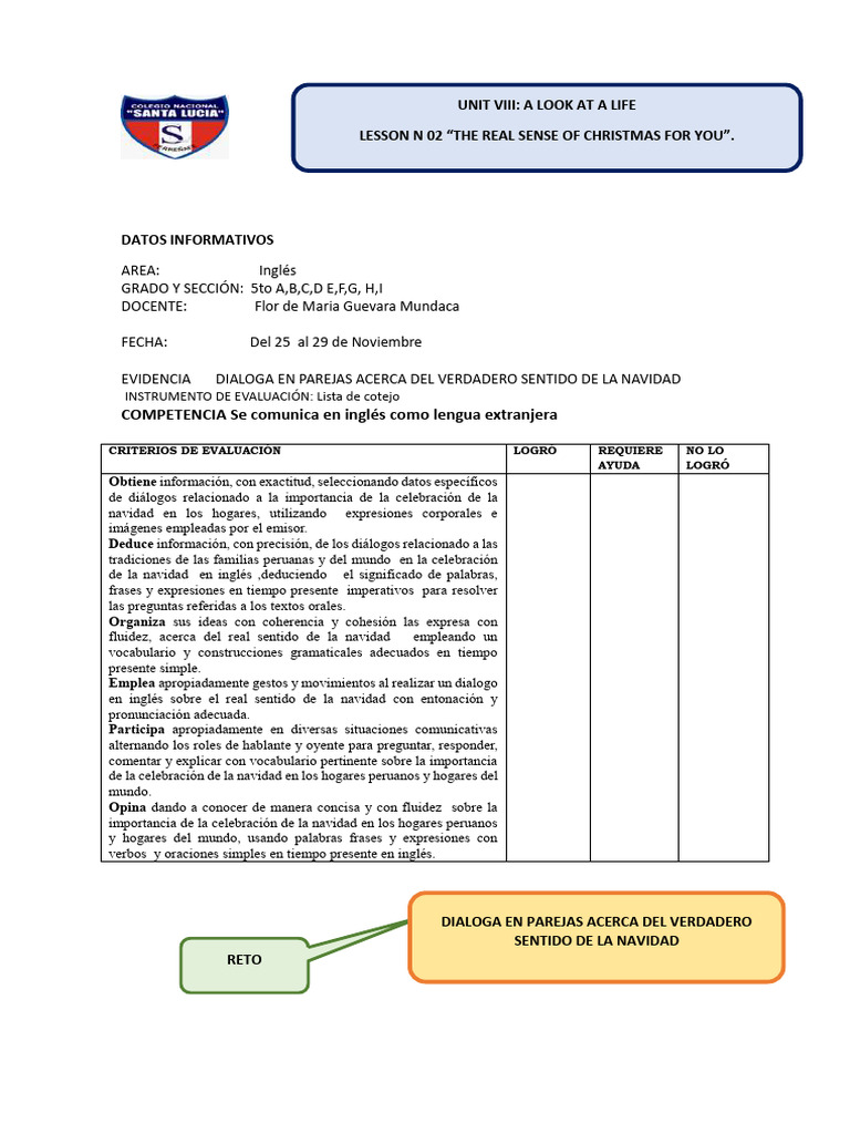 Unit Viii, Lesson 2, Fifth Grade, Material Students | PDF | Lingüística ...