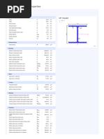 HEA 140 Beam Section Properties | PDF | Physical Quantities | Physical ...
