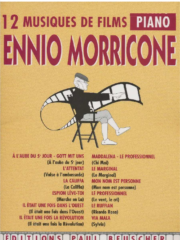 Ennio Morricone Book 12 Musiques de Films | PDF