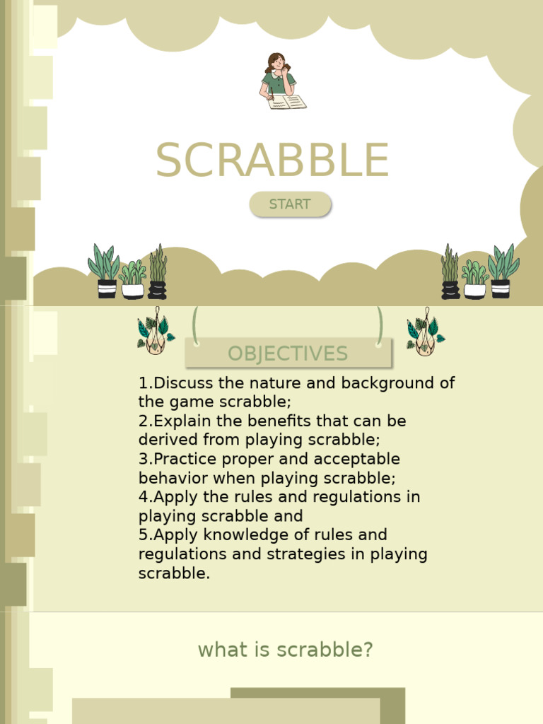Scrabble: Rules and Strategies | PDF | Abstract Strategy Games | Chess