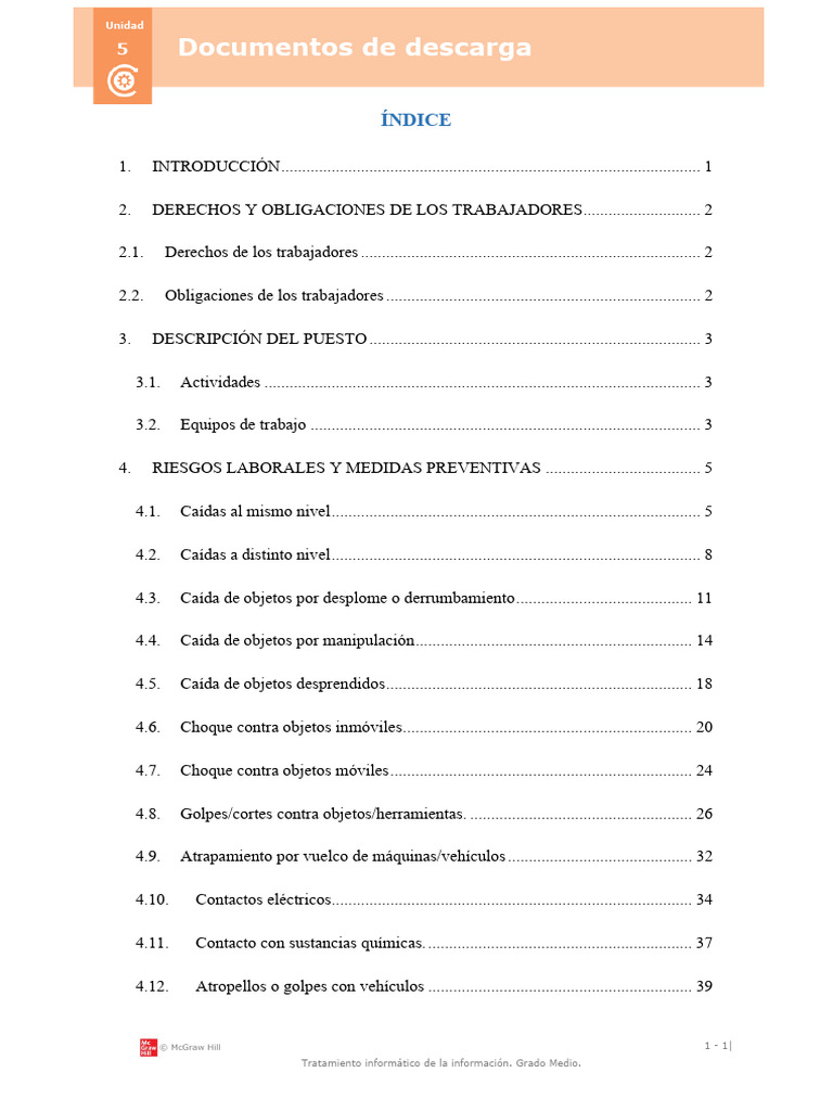 U5 - Lista Multinivel y Tabulador Con Relleno | PDF