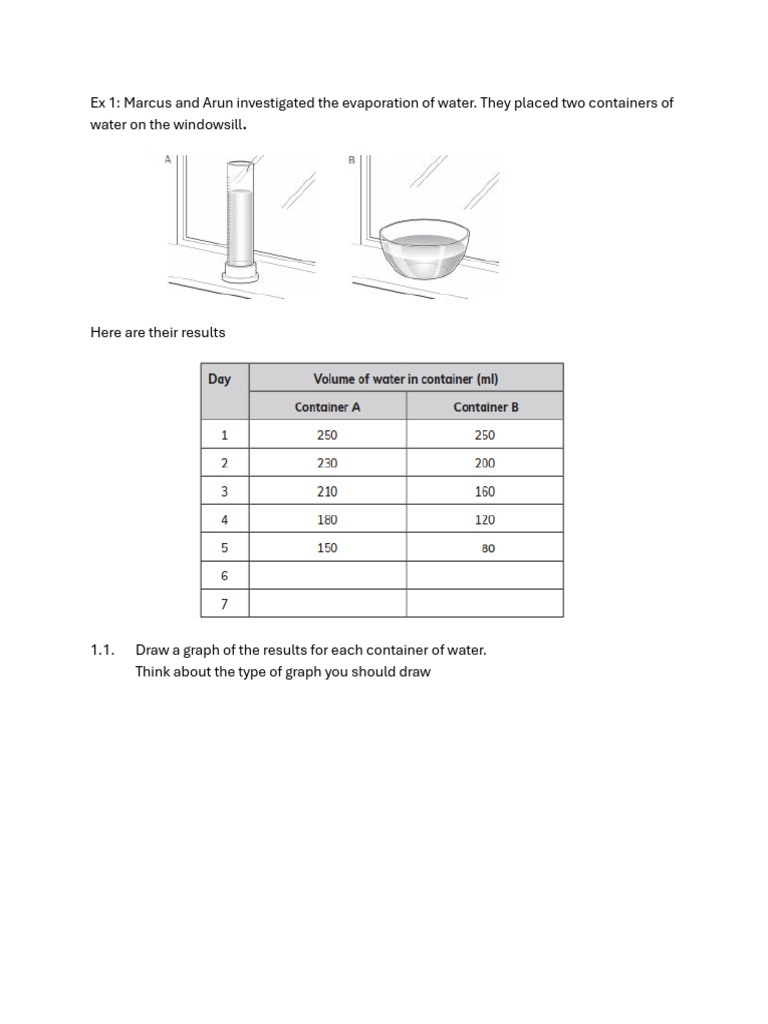 Bài tập review Matter change of State + Water cycle | PDF