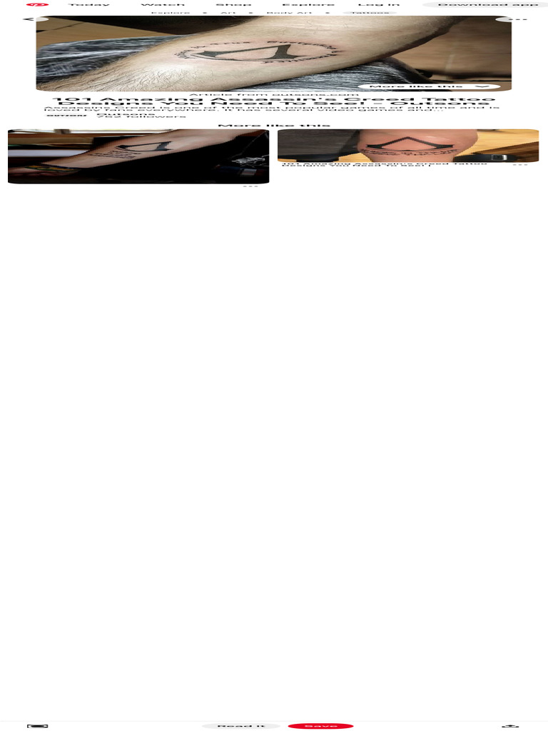 101 Assassin's Creed Tattoo Designs | PDF