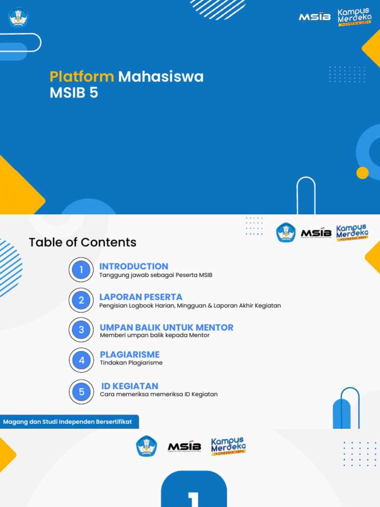 Sosialisasi Logbook Mahasiswa MSIB | PDF