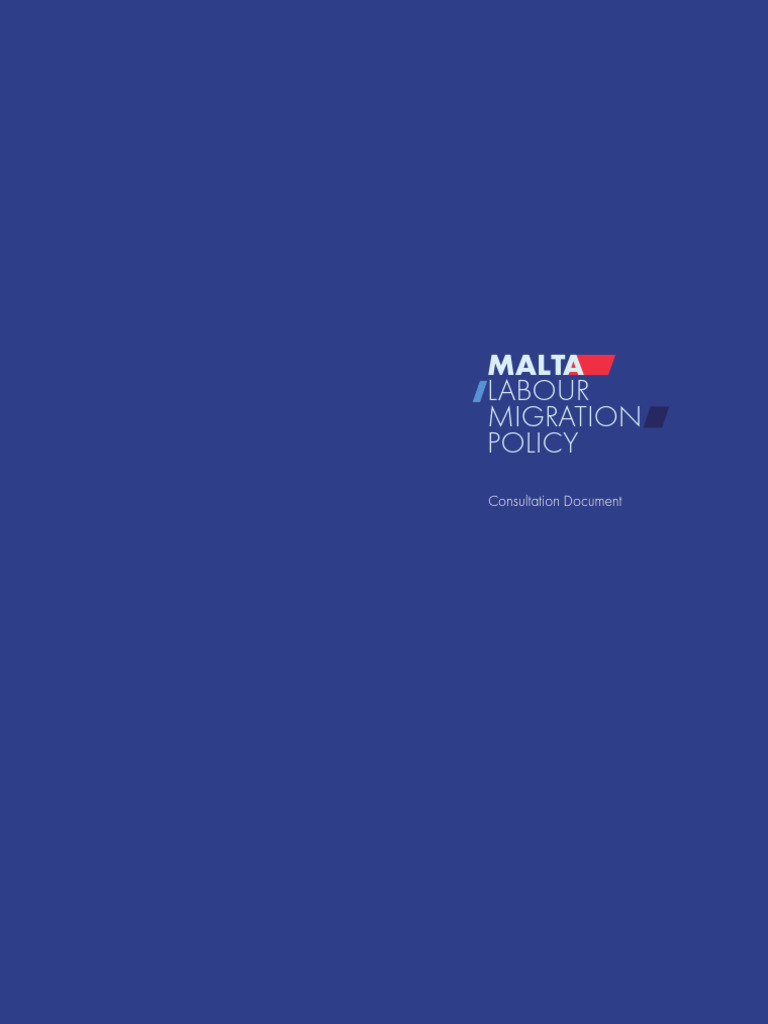 Malta Labour Migration Policy 2025 | PDF | Labour Economics | Human ...