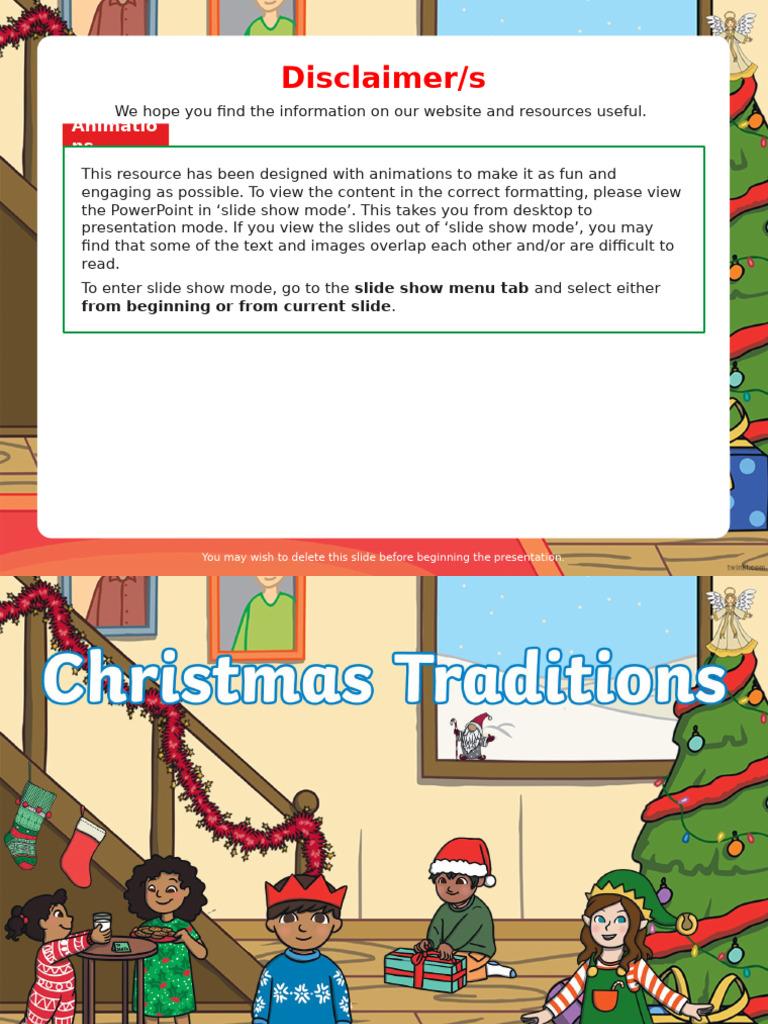 T TP 1634026764 Christmas Traditions Powerpoint - Ver - 2 | PDF ...
