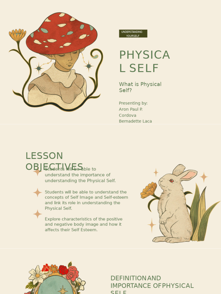 Understanding Physical Self & Body Image | PDF | Self Esteem | Body Image