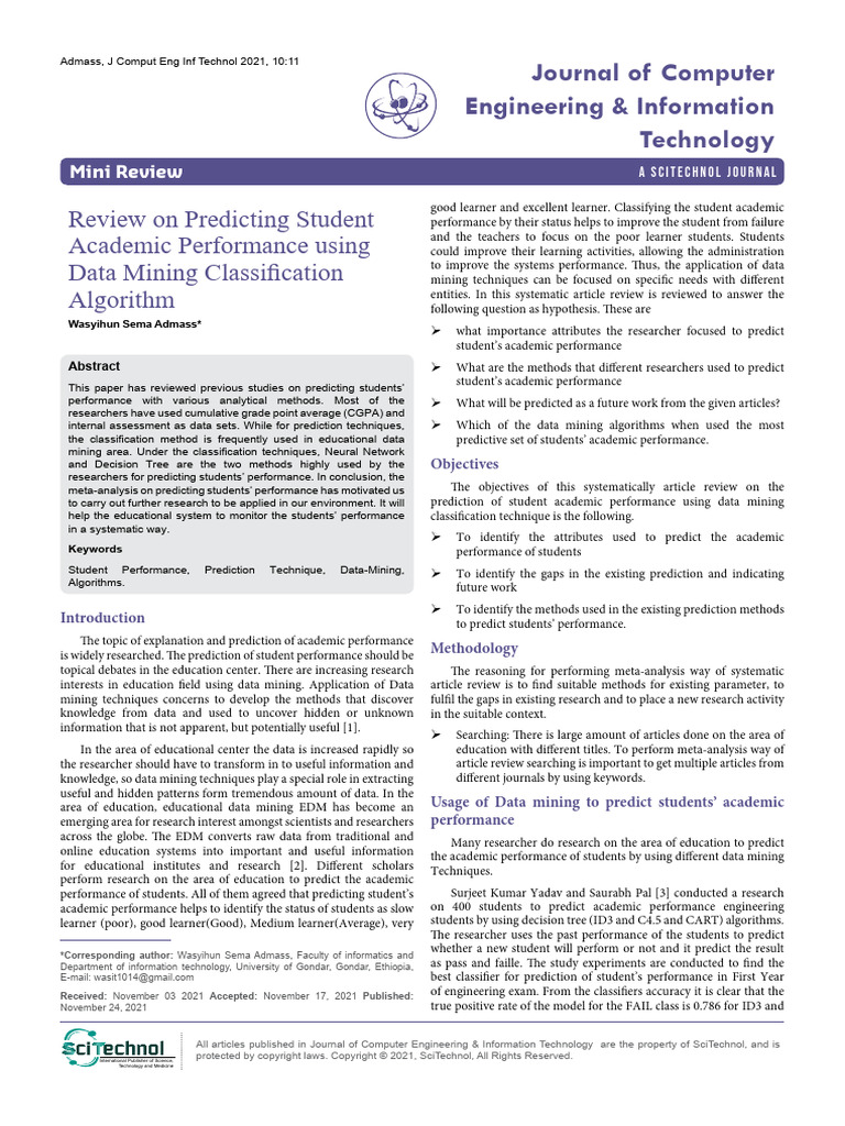 review-on-predicting-student-academic-performance-using-data-mining-classification-algorithm ...