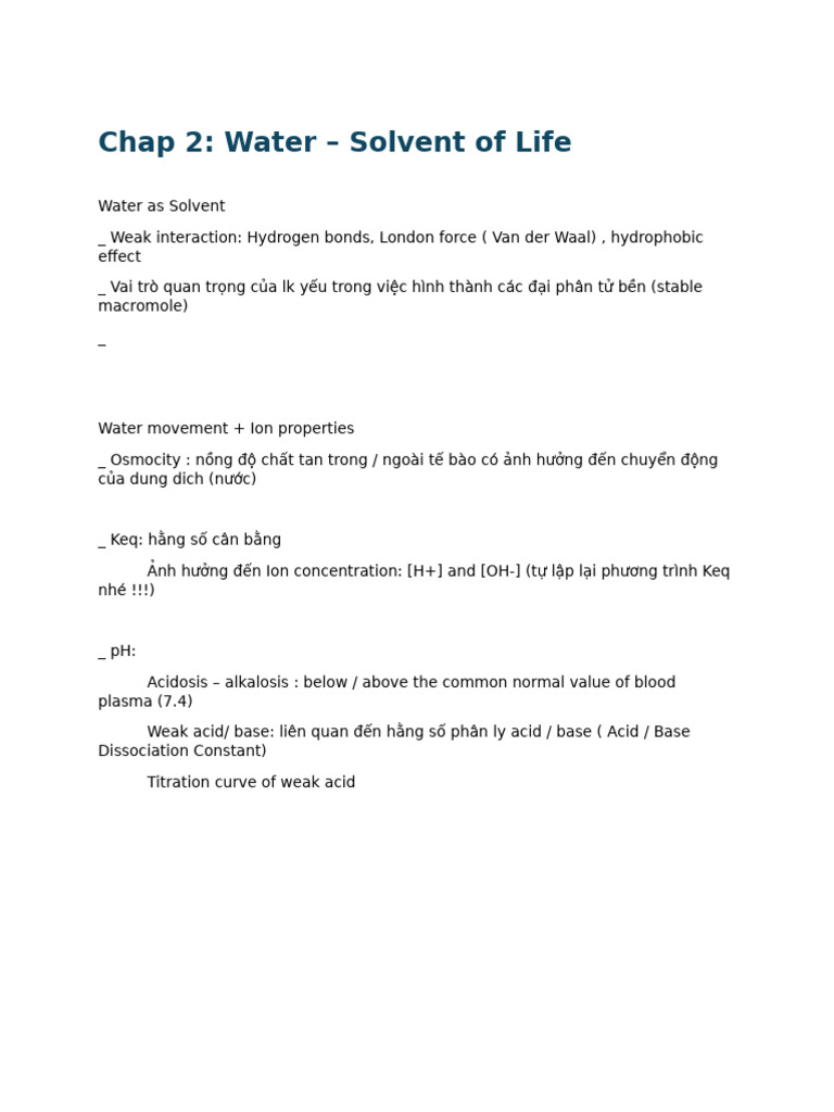 Note Principle of Biochemistry | PDF