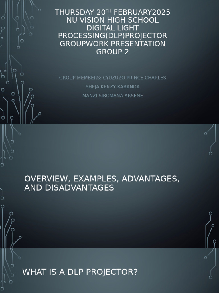 Understanding DLP Projectors: Overview & Benefits | PDF | Film And ...