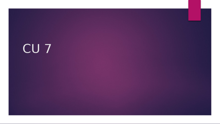 Presentation Muaz Cu7 | PDF