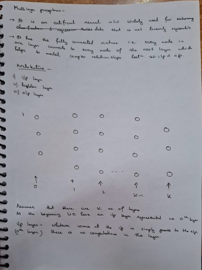 Multiple Layer Perceptron | PDF