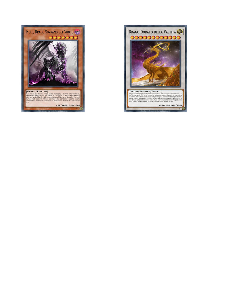 Carte Commander YU-GI-OH | PDF
