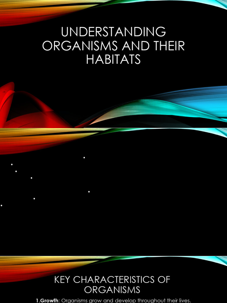 Organisms and Their Habitats Explained | PDF | Habitat | Natural ...