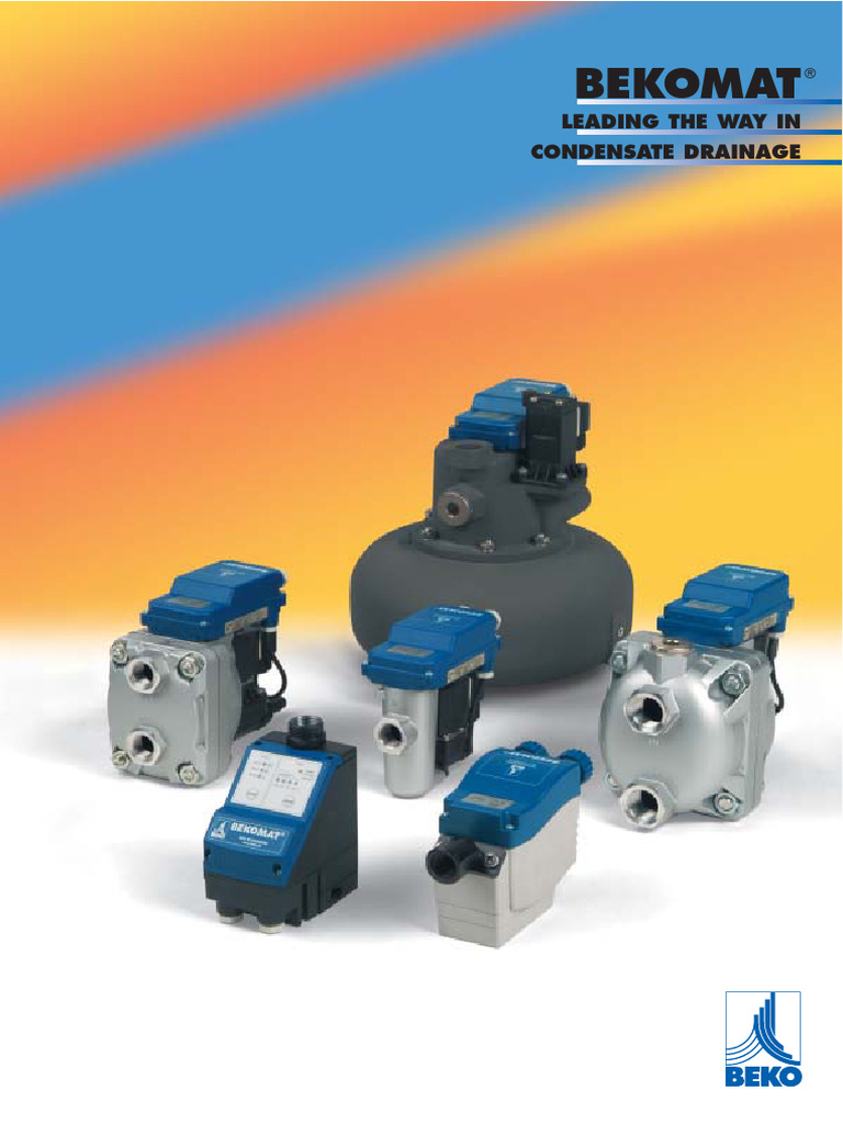 BEKOMAT® Condensate Drain Solutions | PDF | Valve | Condensation