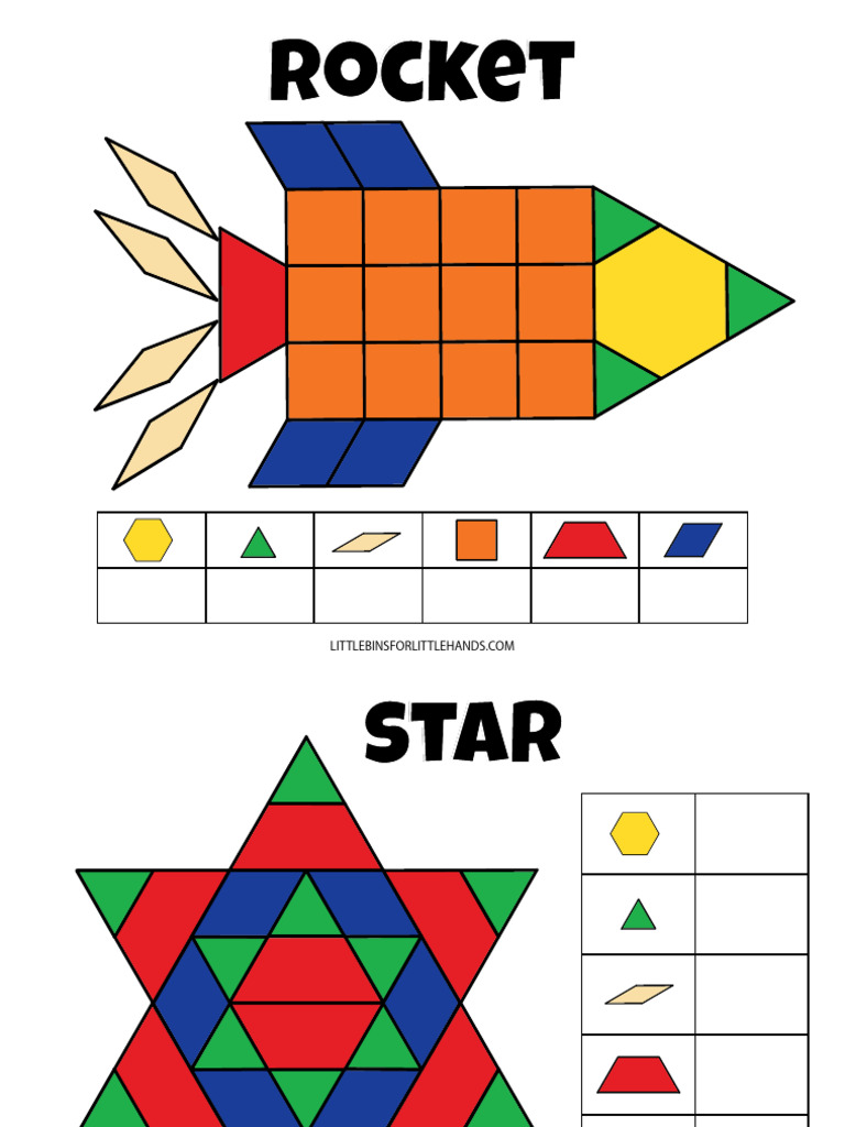 Outer Space Pattern Blocks | PDF | Spacecraft | Sky