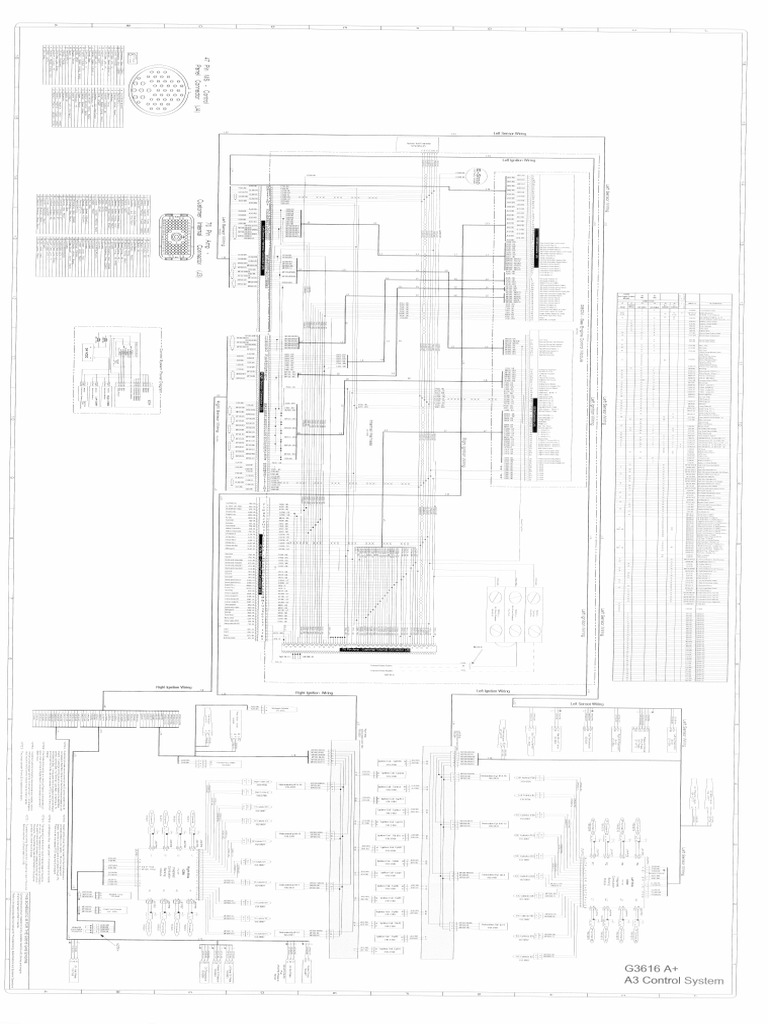 Caterpillar G3616 Gas Engine Schematic 2 of 2 | PDF