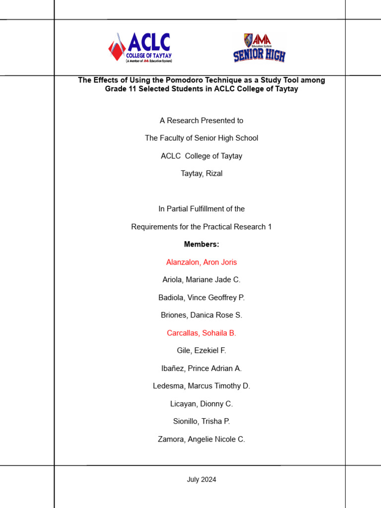 Final Draft Pr1 Google Docs 2 | PDF | Time Management | Professional Skills