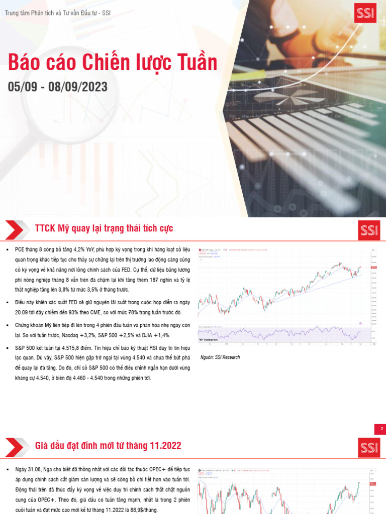 Báo Cáo Chiến Lược Tuần 05092023 | PDF