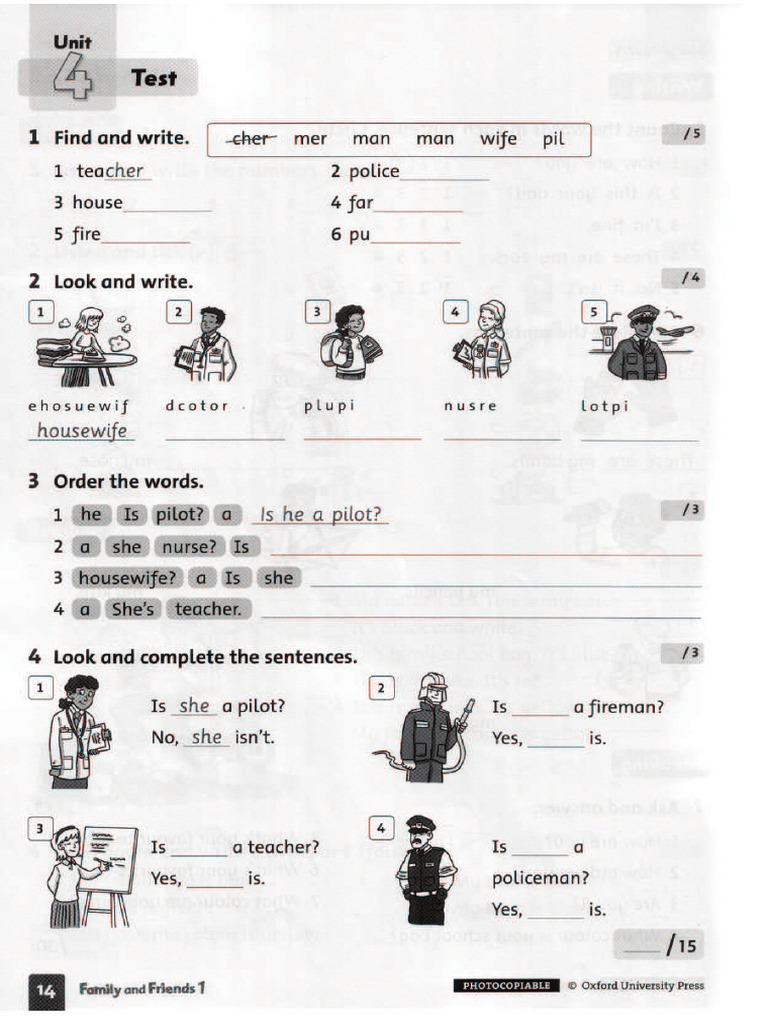 Practise Test Unit 4 | PDF