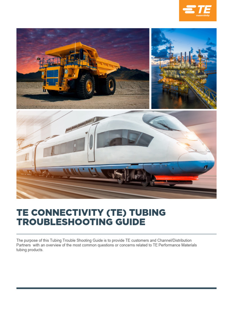 TE Tubing Troubleshooting Guide | PDF | Leak | Specification (Technical ...