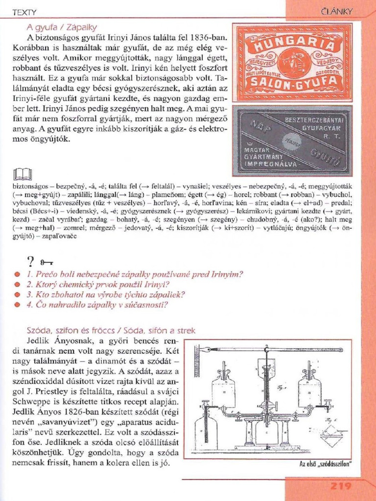 A Gyufa, Szóda | PDF