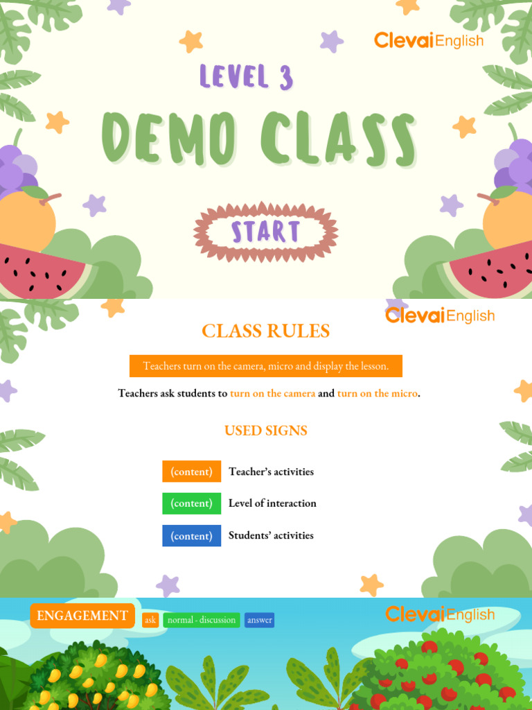 Orientation Class - Grade 3 | PDF | Fruit