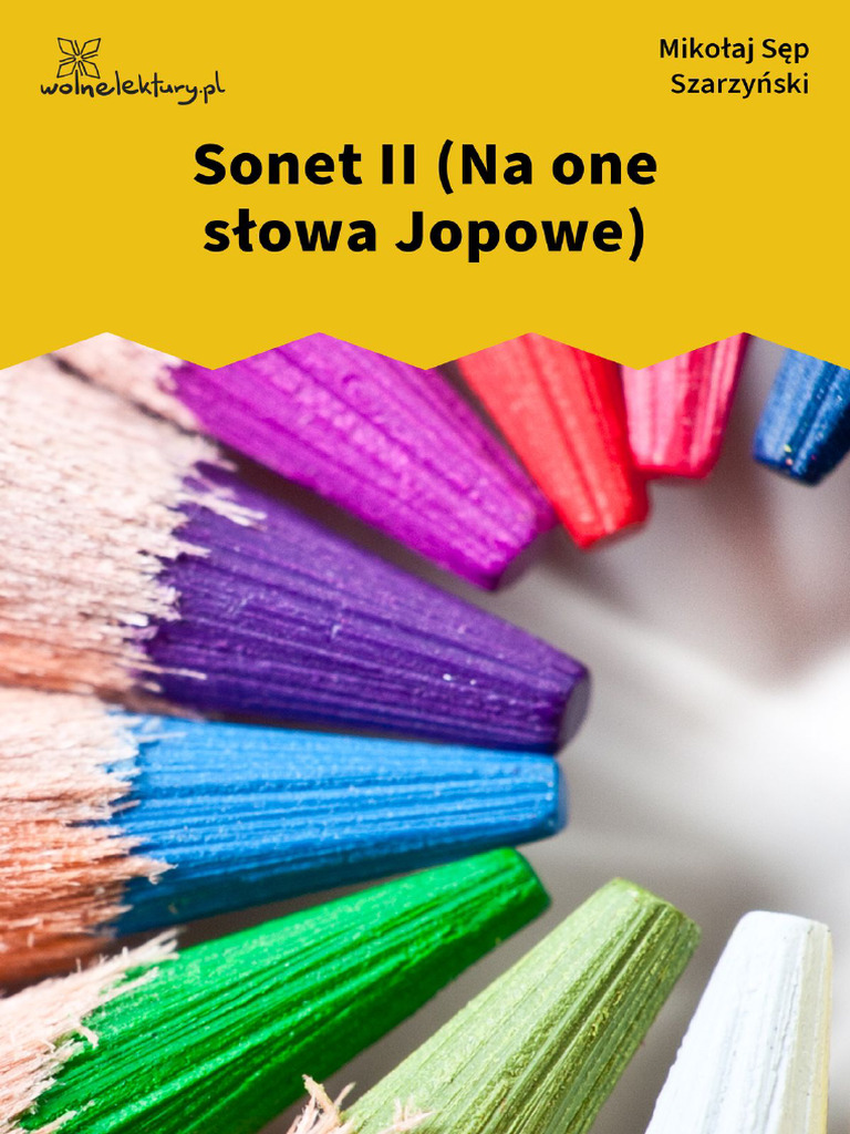 Sonet II Na One Slowa Jopowe | PDF
