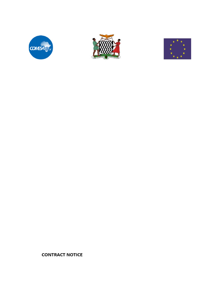 Comesa Cctv Tender Dossier 6th September 2022 Final Copy | PDF | European Union | Consortium