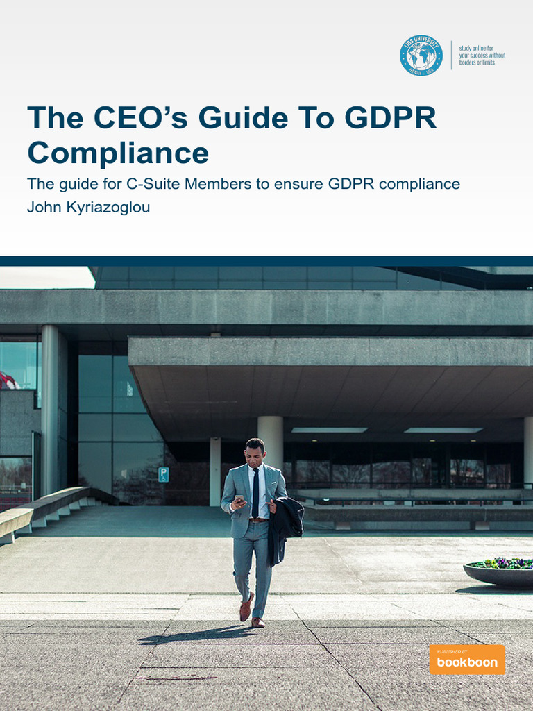 CEO's Guide to GDPR Compliance | PDF | Information Security ...