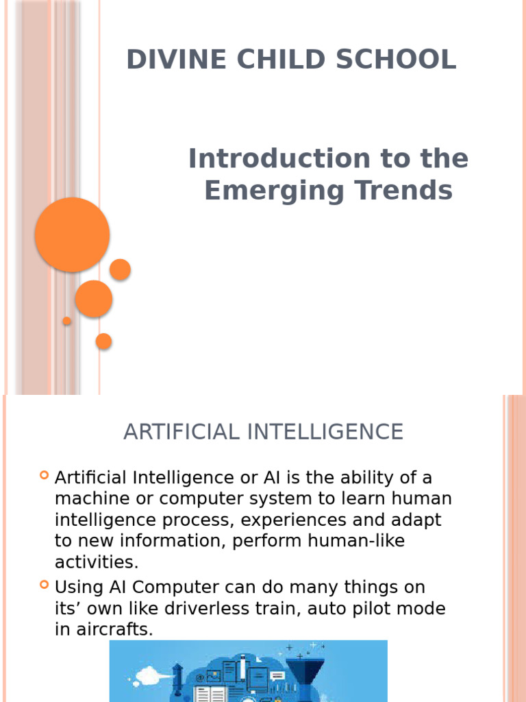 Introduction To Emerging Trends | PDF | Cloud Computing | Software As A ...
