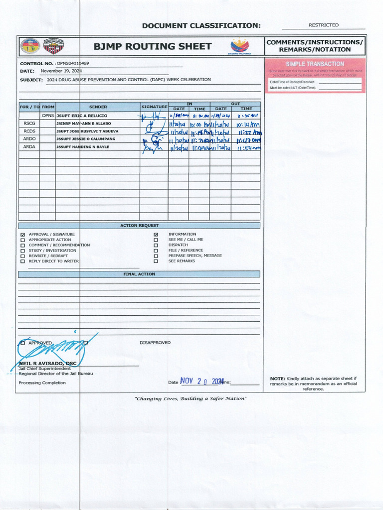 2024 Drug Abuse Prevention and Control (Dapc) Week Celebration | PDF