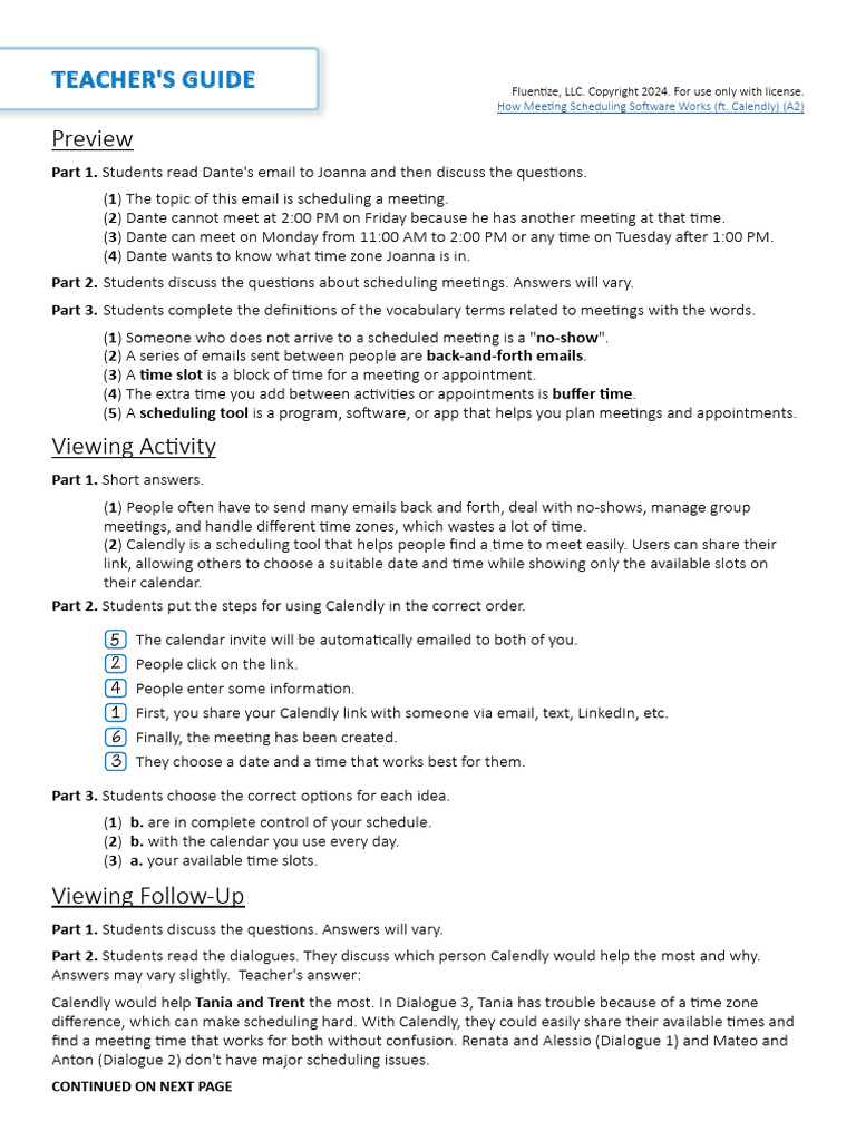 Preview: Teacher'S Guide | PDF | Human Communication